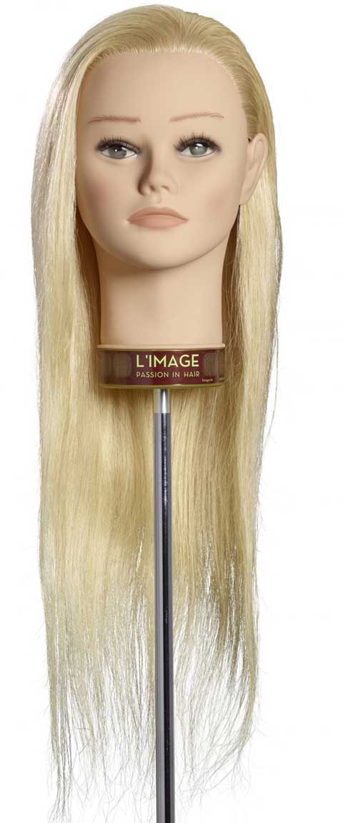 Stella Gyakorló Modellező babafej Perrine, 50 Cm, Természetes Hajjal ...