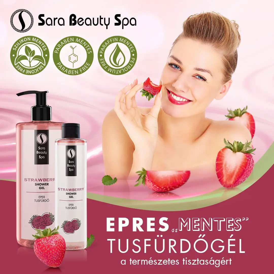 Sara Beauty Spa Eper tusfürdő "Mentes" 250 ml